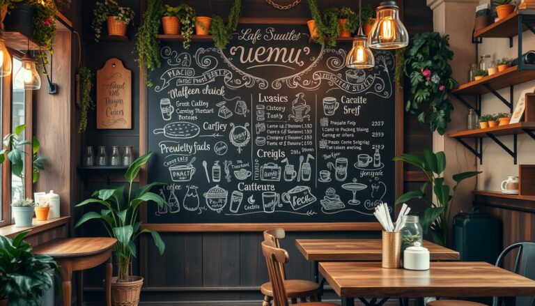 Charming Cafe Chalkboards: Menu Display Ideas – Ballen Blogger