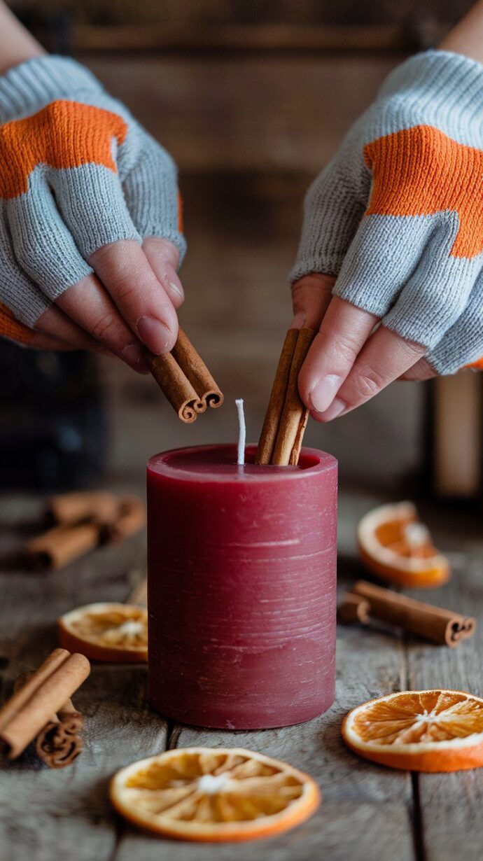 DIY Christmas Candle: Step-by-Step Guide – Ballen Blogger