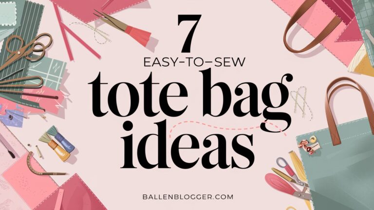 11 Easy-to-Sew Tote Bag Ideas You’ll Love – Ballen Blogger
