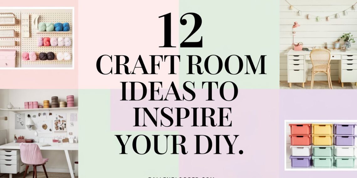 12 Craft Room Ideas That Will Inspire Your Next DIY – Ballen Blogger