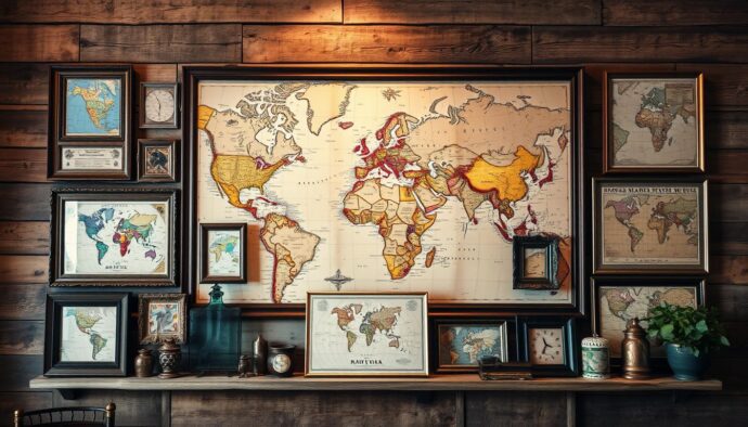 10 Ways to Use Vintage Maps in Home Decor – Ballen Blogger