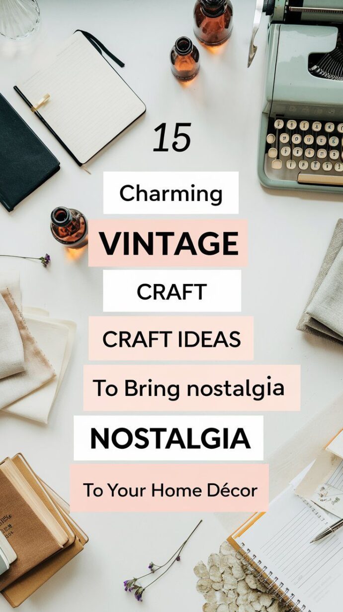 I’m Bringing Vintage Vibes Back with These 15 Charming Craft Ideas ...