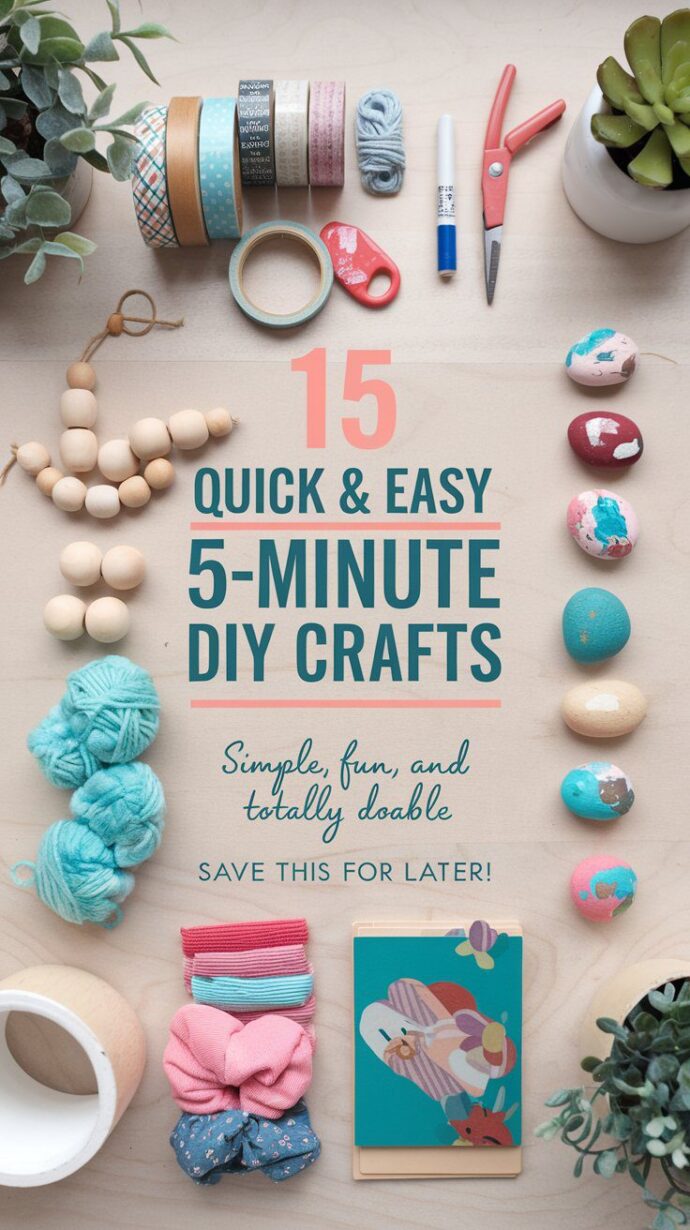 15 Easy 5-Minute DIY Crafts for Instant Creativity – Ballen Blogger