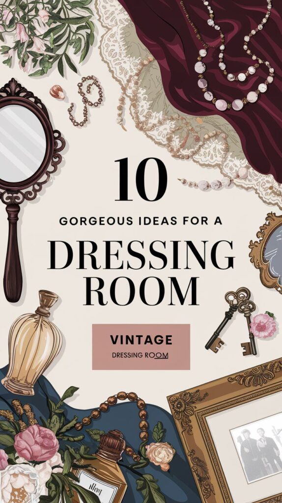10 Gorgeous Ideas for a Vintage Dressing Room – Ballen Blogger