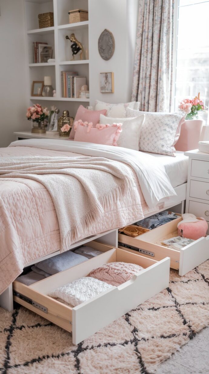 10 Space-Saving Bedroom Storage Ideas – Ballen Blogger