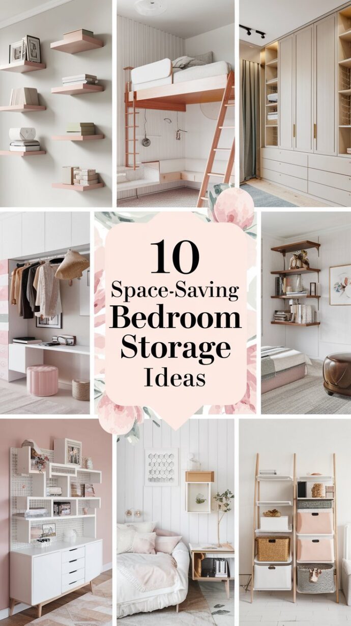 10 Space-Saving Bedroom Storage Ideas – Ballen Blogger