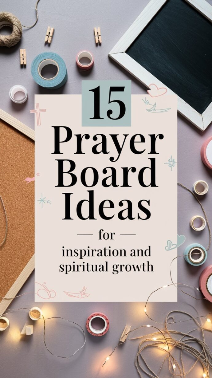 15 Prayer Board Ideas for Inspiration and Spiritual Growth – Ballen Blogger