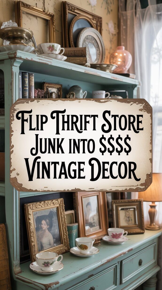 How to Make $100 in a Weekend Flipping Thrift Store Junk into ‘Vintage ...