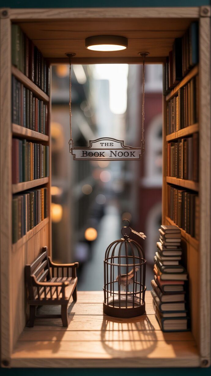 DIY Book Nook Inserts: How to Create Mini Worlds for Your Shelves ...