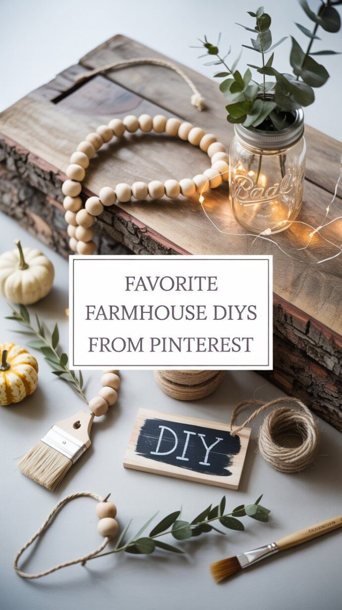 Pinterest Made Me Do It: My Favorite Farmhouse DIY Projects to Date ...