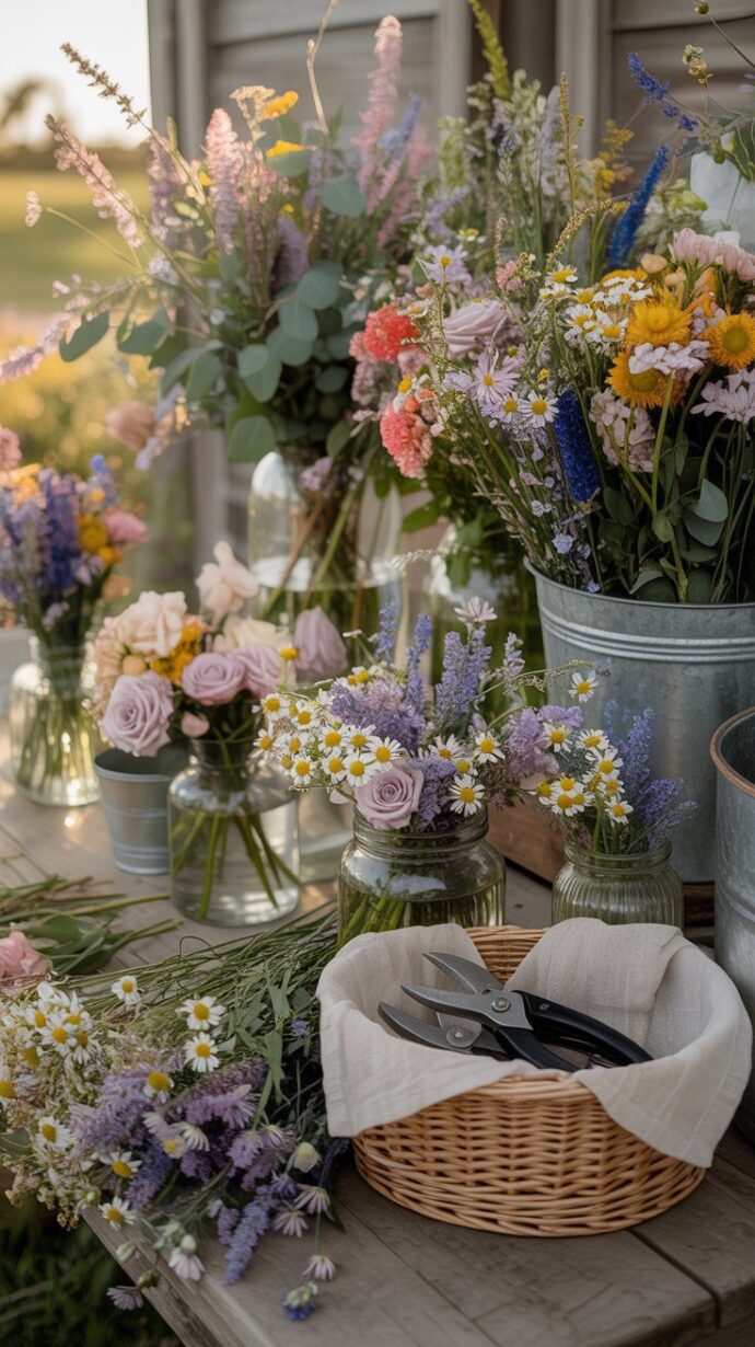 How to Set Up a DIY Flower Crown Station for Your Garden Party – Ballen ...