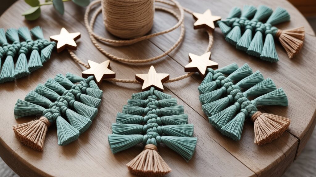 DIY Twinkle Tassel Trees: Boho Macramé Christmas Decor – Ballen Blogger