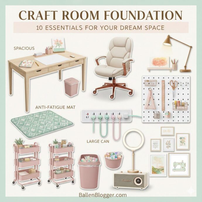 100 Things Every Craft Room Needs – Ballen Blogger
